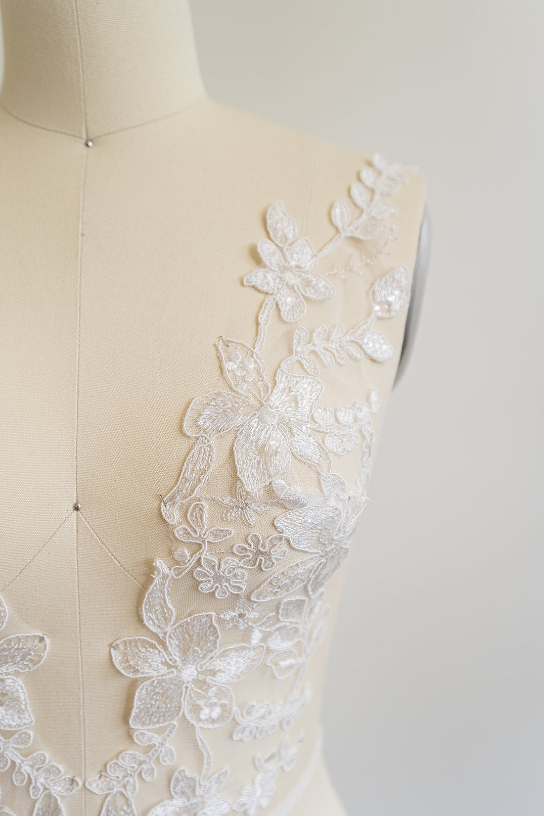 Buy high-quality bridal lace, fabrics, appliqués, and trims online ...